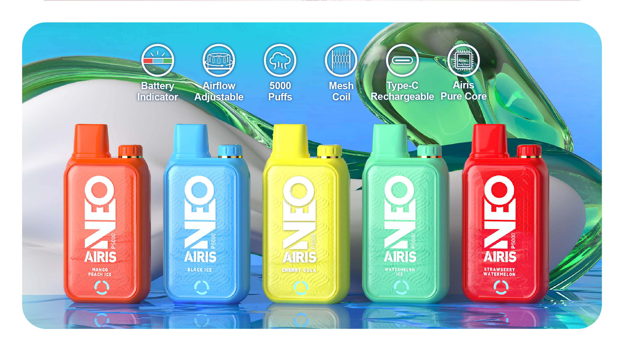 Neo P5000 - Airis® | Disposable Vape Brands